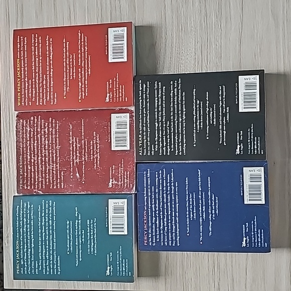 RickRiordan | Accents | Bundle Of Percy Jackson And Olympians Series ...